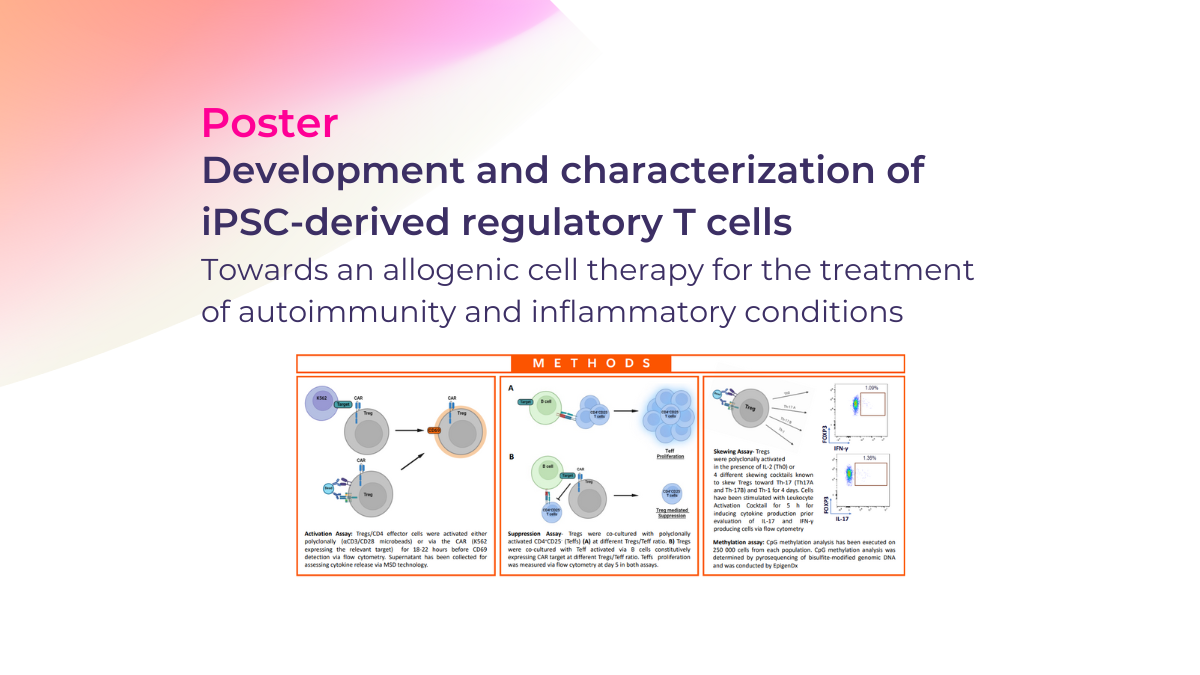 Development and characterization of iPSC-derived regulatory T cells ...